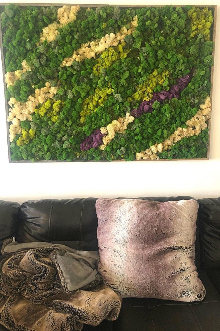 How to Make an Easy DIY Moss Wall - swankyden.com