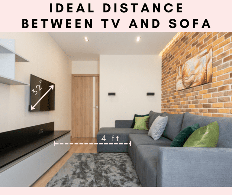 What Is the Ideal Distance Between the TV and Sofa? - swankyden.com